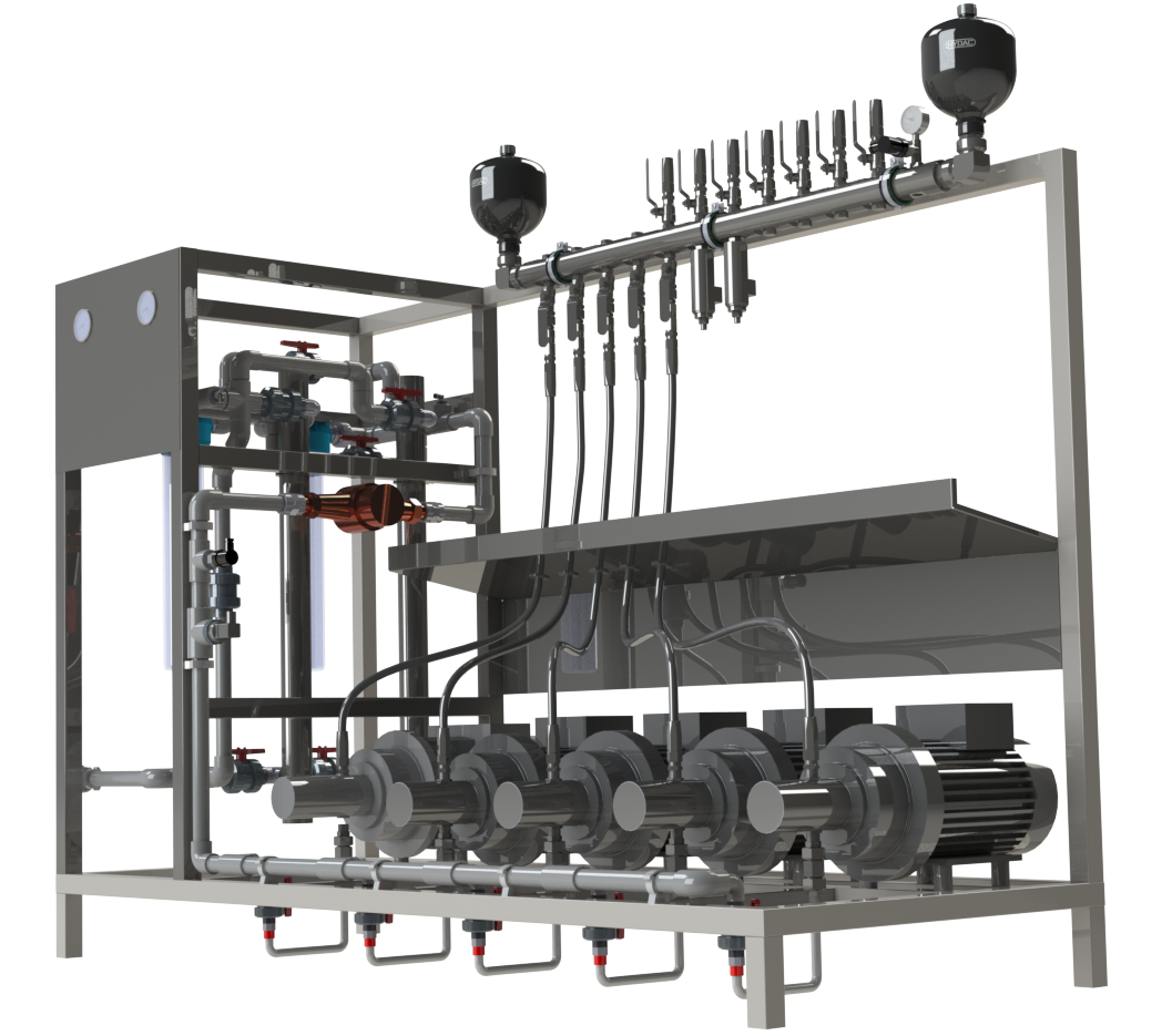 AquaPRESS PS-3000 magasnyomású ipari párásító berendezés